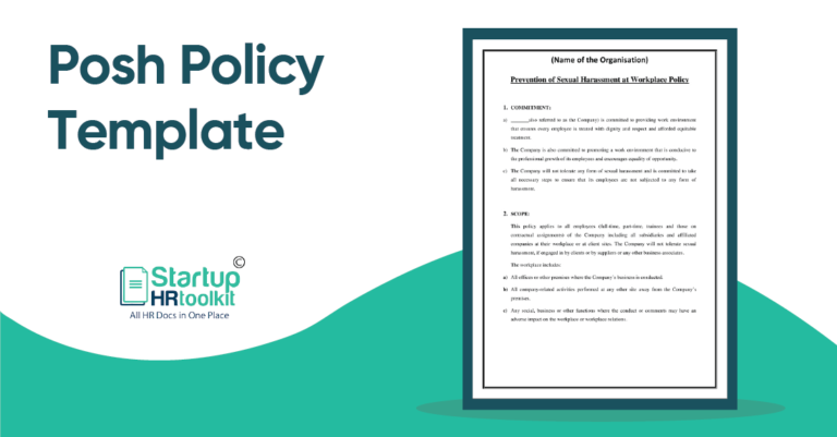 POSH Policy Template - Download Free Format | PDF | Word