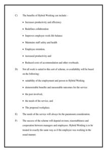 Hybrid Work Policy Template - Download Sample - Word | PDF